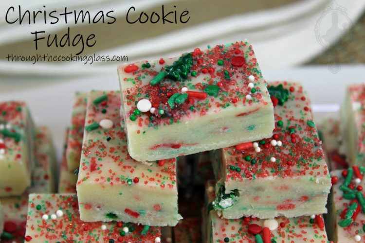 Christmas Cookie Fudge – Through the Cooking Glass